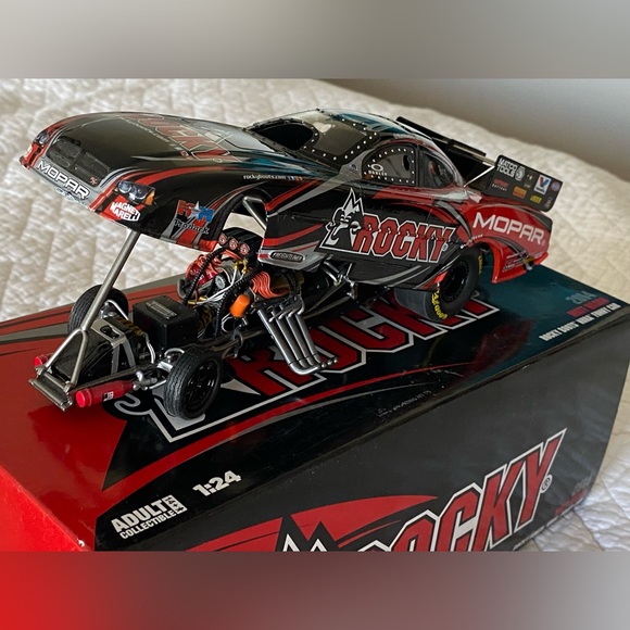 NHRA | Toys | 24 Matt Hagan Autographed 124 Diecast Metal Rocky Boots ...